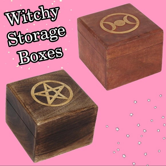 Killstar | Storage & Organization | New Wooden Witchy Storage Box ...